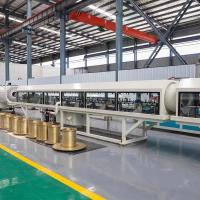 China 90 Rpm HDPE/PP Pipe Making Machine For HDPE Water Supply Pipes for sale