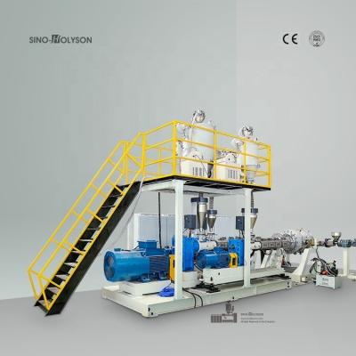 China ABC 3 Layers HDPE/PP Pipe Making Machine For HDPE Water Supply Pipe 110-350mm for sale