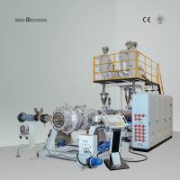 China ABC 3 Layers HDPE/PP Pipe Making Machine For HDPE Water Supply Pipe 110-350mm for sale