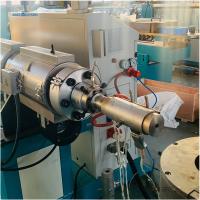 China 75 Rpm Screw Speed HDPE PP PVC Electrical Conduit Pipe Making Machine 22kw for sale