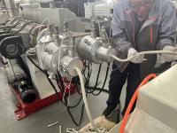 China 39 Rpm Electric Pipe Extruding Machine For PVC Conduit Pipe Production for sale