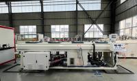 China Counter Rotating Conical Twin Screw Plastic PVC Pipe Extruder 380V 50HZ 3Ph for sale