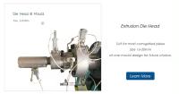 China High Speed Electric Plastic Smoke Hookah Hose Flexible Single Wall Corrugated Pipe Machine for sale