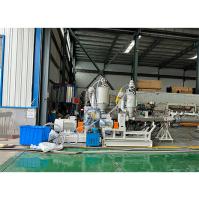 China Frequency Controller PE / PP Pipe Extrusion Machine With 65 Mm Screw Diameter for sale