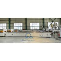 China Solid WPC Door Frame Extrusion Line PVC Door Frame Machine 37kw Motor 38CrMoALA Screw for sale