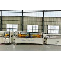 China 37kw Twin Screw Extruder WPC Solid Door Frame Extrusion Line for sale
