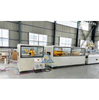 China Solid WPC Door Frame Extrusion Line PVC Door Frame Machine 37kw Motor 38CrMoALA Screw for sale