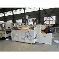 China 38CrMoAl Twin Screw Extruder HSJZ-55/128 PVC Wall Panel Extrusion Line / Panel Manufacture Machinery for sale