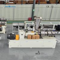 China HSJZ-65/132 Conical Twin Screw Extruder Machine 37kw 150-250kg/hr for sale