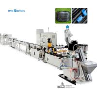 China Sinohs Round Inlaid Drip Irrigation Pipe Making Machine / Drip Irrigation Pipe Extruder Machine for sale