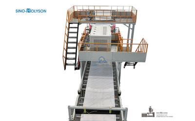China Sinohs Automatic SPC Floor Manufacturing Equipment / SPC Floor Sheet Making Machine for sale