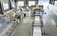 China Sinohs Automatic SPC Floor Manufacturing Equipment / SPC Floor Sheet Making Machine for sale