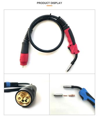 China GOWELLDE MB15AK Mig Torch 180A 65% Duty Cycle Flexible Mig Gun for sale