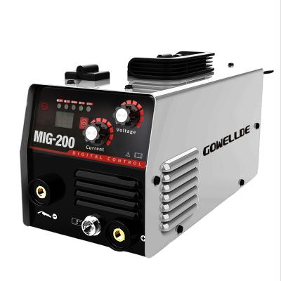 China Gassless IP21 MIG MMA Welder 200A DC MIG Welding Machine F Insulation class for sale