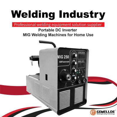China Portable DC Inverter MIG Welding Machine MIG250 380V 200A for Home Use for sale