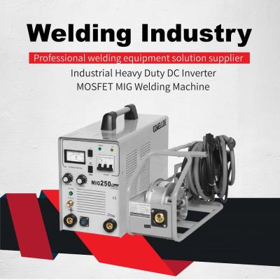 China Portable Inverter MIG Welder 250F 380V Three Phase CO2 Welding Machine with MOSFET Technology for sale