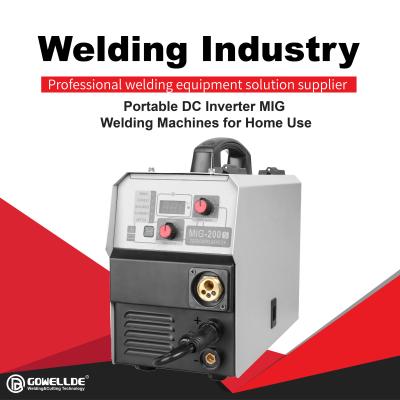 China MIG 200S Portable DC Inverter MIG MMA Welder 220V 120A Multi Process Welding Machine for sale