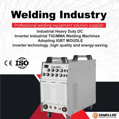 China Industrial DC Inverter TIG MMA Welder 380V 380A IGBT Module Heavy Duty Stick Welder for sale