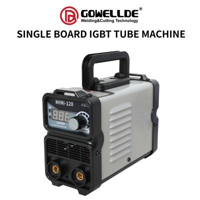 China 220V 120A Mini MMA Arc Welder IGBT Inverter Portable Welding Machine ARC120 for sale