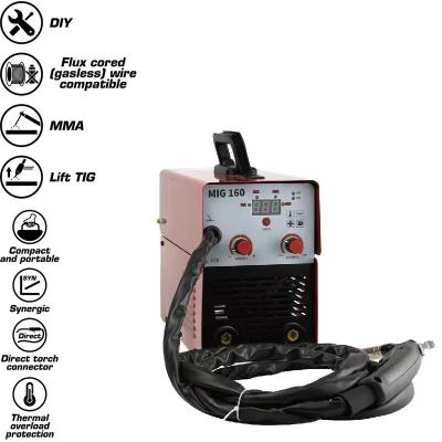China CE MMA MIG 160 Welder IGBT Inverter Technology 80% Efficiency for sale