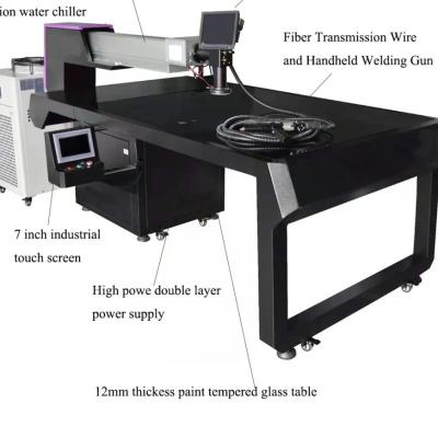 China Hand-Held Tabletop Dual-Purpose Laser Welding Machine 300W 500W ND YAG 1064nm for sale
