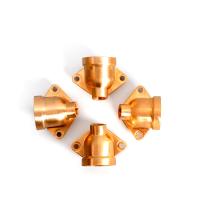 China Brass Red Copper 5 Axis CNC Machining Service Electropolishing for sale