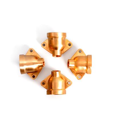 China Brass Red Copper 5 Axis CNC Machining Service Electropolishing for sale