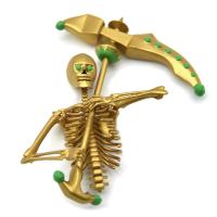 China Skeleton MJF Rapid Prototyping 3d Printing Service With Gold Painted for sale