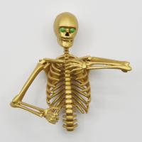 China Skeleton MJF Rapid Prototyping 3d Printing Service With Gold Painted for sale