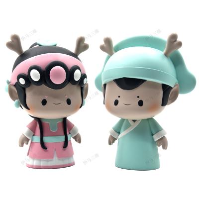 China Resin Rapid Prototype 38cm MJF 3D Printing Service Chinese Traditional Figures Custom for sale