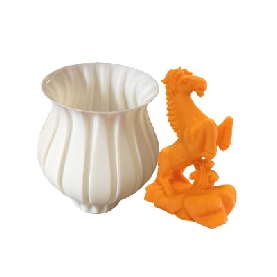 China Custom Color PLA FDM 3D Printing Service 0.1mm Accuracy Animal Vase Decoration Small Batch for sale