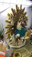 China SLA 3D Printing Virgin Mary Statue Custom Hand Painting 1200dpi Resin for sale