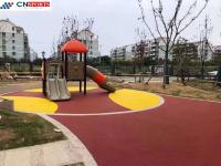 China Non Fading EPDM Seamless Flooring Kids EPDM Rubber Playground Surface for sale