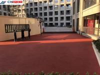 China Colorful Playground Walk Path EPDM Rubber Flooring High Elasticity for sale