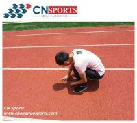 China Athletic PU Running Track Tartan Plastic Runway Sports Flooring for sale