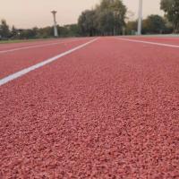 China Non Toxic Polyurethane Outdoor Artificial Running Track Pollution Free Breathable for sale
