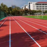 China Customized SPU Synthetic Running Track Wear Resistant 13mm Thickness for sale