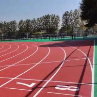 China Customized SPU Synthetic Running Track Wear Resistant 13mm Thickness for sale