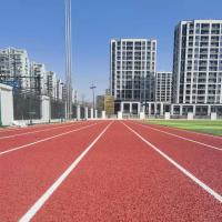 China Customized SPU Synthetic Running Track Wear Resistant 13mm Thickness for sale