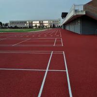 China Iaaf Certified Sandwich System Running Track 13mm For All Weather Suitable for sale