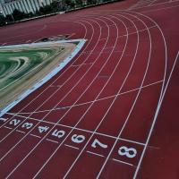 China Iaaf Certified Sandwich System Running Track 13mm For All Weather Suitable for sale