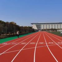 China Full Pur Self Knot Spu Rubber Running Track Non Toxic For Indoor Outdoor for sale