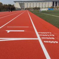 China Full Pur Self Knot Spu Rubber Running Track Non Toxic For Indoor Outdoor for sale