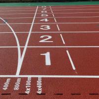 China Elasticity PU Running Track Anti Skidding Comfortable 13mm for sale
