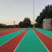 China Elasticity PU Running Track Anti Skidding Comfortable 13mm for sale
