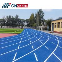 China Sky Blue Color Wear Resistance Sandwich Running Track Athletics Running Track for sale
