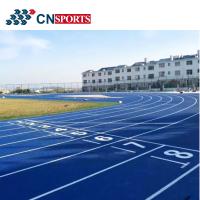 China Sky Blue Color Wear Resistance Sandwich Running Track Athletics Running Track for sale