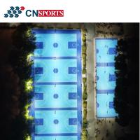 China Colorful UV Resistant Silicon Polyurethane Basketball Rubber Flooring Waterproof for sale
