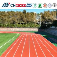 China UV Resistance Outdoor Athletic Full PU Running Track With Iaaf Certificate for sale