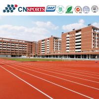 China Iaaf Certified All Weather 13mm Athletic PU Running Track / Runway Flooring for sale